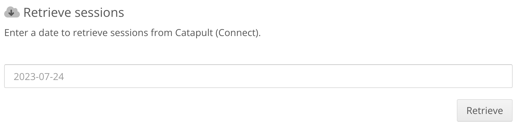 Connecting to Catapult Connect - TOPSPORTSLAB DOCS