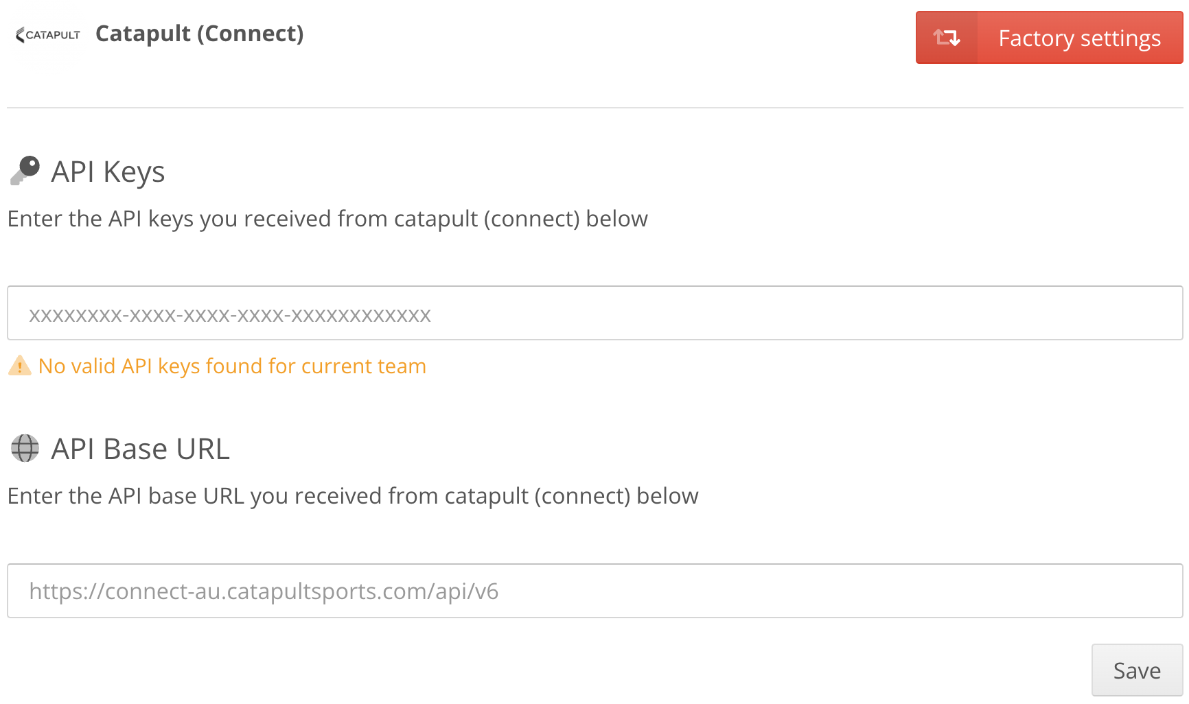 Connecting to Catapult Connect - TOPSPORTSLAB DOCS