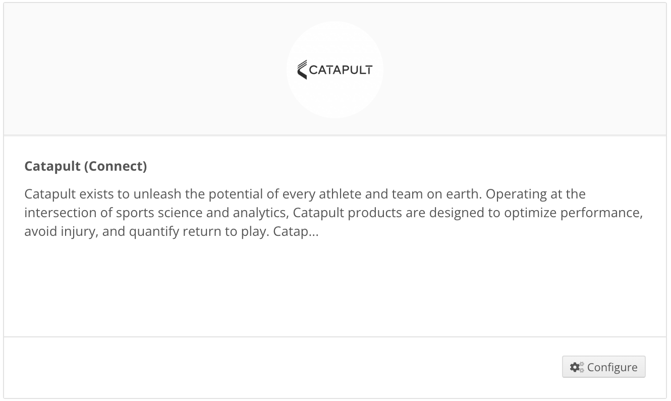 Deleting connection with Catapult Connect - TOPSPORTSLAB DOCS