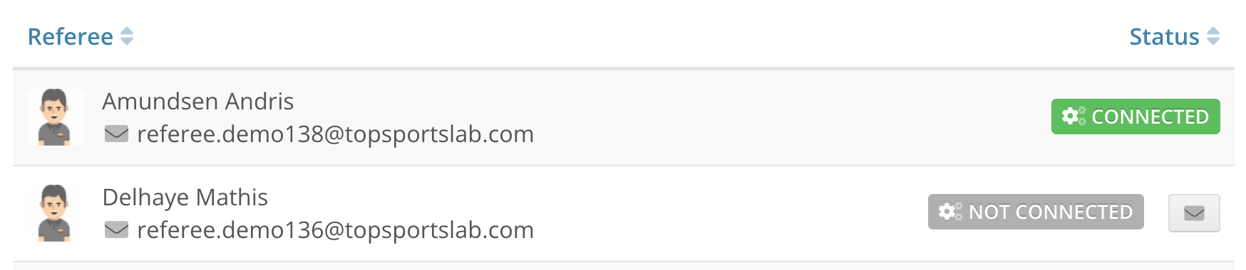 Checking Garmin connections in your Team - TOPSPORTSLAB DOCS